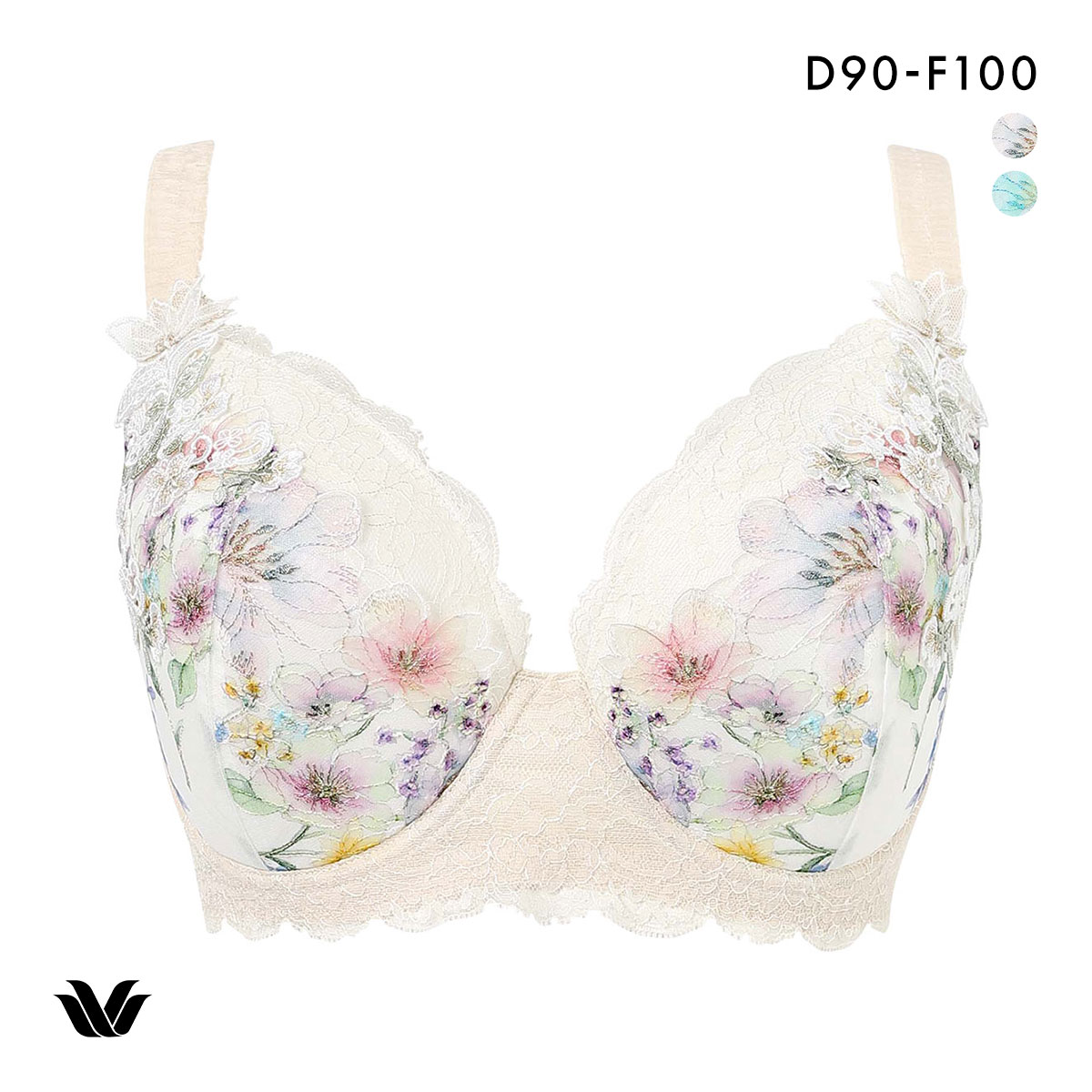 ワコール プレミアム 17series クイーンサイズ BXD017 17G 3/4カップブラジャー DEF 大きいサイズ Wacoal | SHIROHATO(白鳩)